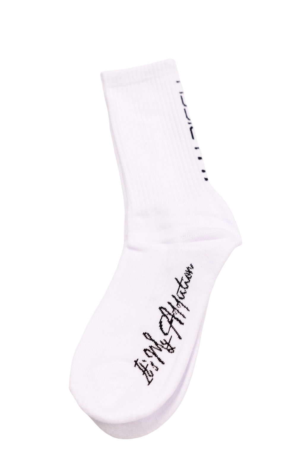 White Crew Sock – Addict Fit